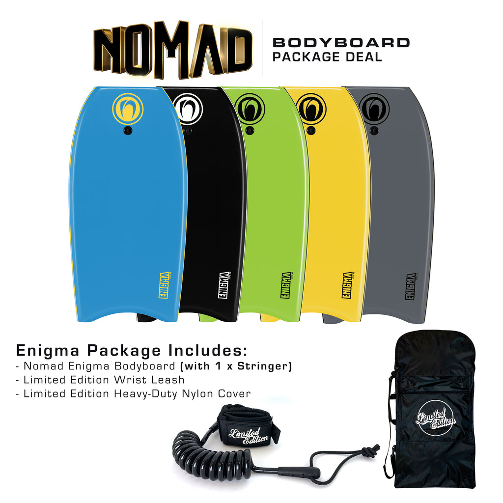 Bodyboard Package Deal - Enigma Bodyboard Pack – Nomad Bodyboards