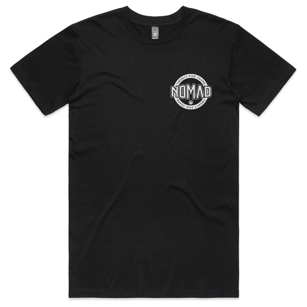 Nomad 25 YEARS T-Shirt - Black – Nomad Bodyboards